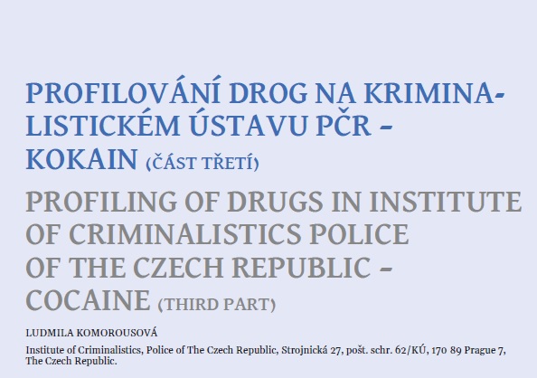 Článek: Profilování drog (kokain) - Tiskárna Ministerstva vnitra